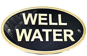 Amazon.com : Well Water notice Plaque- Irrigation Sign : Everything Else