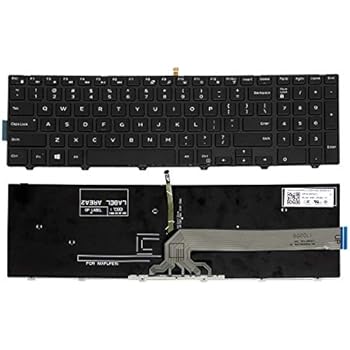 Amazon.com: Original New for Dell Inspiron 15 3559 3565 3567 5559 5566 7559 US Backlit Keyboard ...