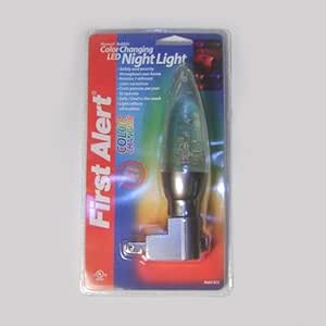 LED Color Changing Bubble Night Light by First Alert - - Amazon.com