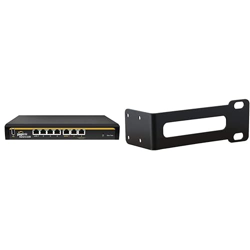 Peplink Balance 20 Dual-WAN Router, Black (BPL-021) and 1U Rack Ear ...