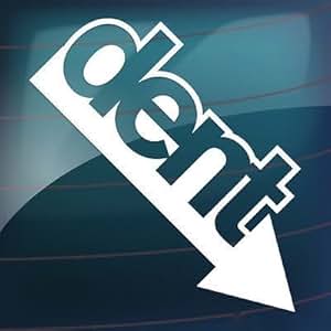 Amazon.com: Dent Vinyl Car Decal (External Fitting): Automotive