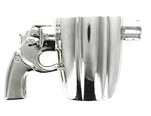 Amazon.com: 7 Inch Revolver Handgun Coffee Mug with Gun Metal Finish ...