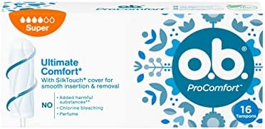 O.B. Procomfort Tampons, Ultimate Comfort, 16 Super Plus Tampons for ...