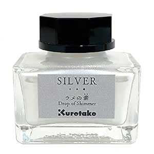 Zig Kuretake Ink-Cafe Drop of Shimmer, Silver Paste Ink, Add a Pearly ...