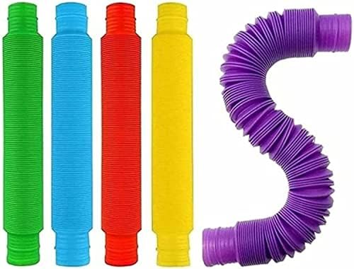 CYRon Pop Tubes Sensory Fidget Toys for Kids Adults, Pipe Tools Stress ...