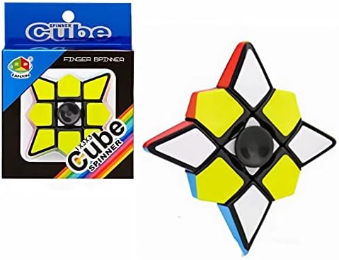 Ajuhnicyn Star Fidget Cube Spinner 2 in 1, 1x3x3 Magic Speed Cube for ...