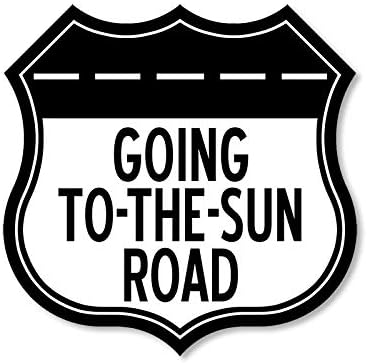Amazon.com: AV Going to The Sun Road Sign Shaped Sticker (Ride Biker ...