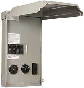 Amazon.com: GE RV Panel with 50 Amp and 30 AMP RV Receptacles and a 20 ...