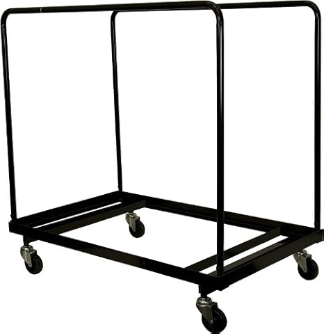 Flash Furniture Black Folding Table Dolly for Round Folding Tables ...