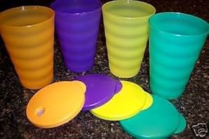 Amazon.com | Tupperware 11 Oz Impression Tumblers #476: Tupperware Cups ...
