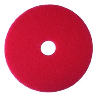 3M Floor Buffer Pad - 16 inch - Red 5100 - 5 Pads per case - Commerical ...