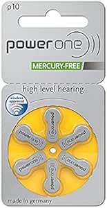 Amazon.com: 60 x Varta Powerone p10 Mercury Free Mercury Free Hearing aid Batteries: Camera & Photo