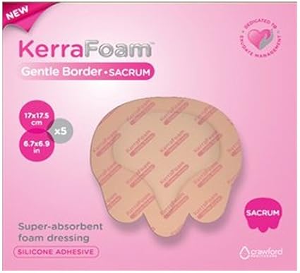 KerraFoam Gentle Border Foam Dressing 20 x 10 cm: Amazon.co.uk: Health ...