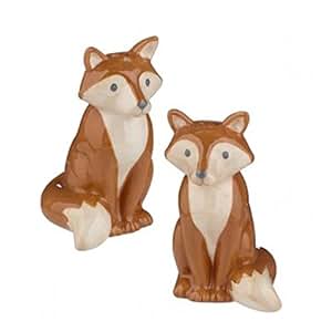 Amazon.com: Fox Salt and Pepper Shaker Set: Kitchen & Dining