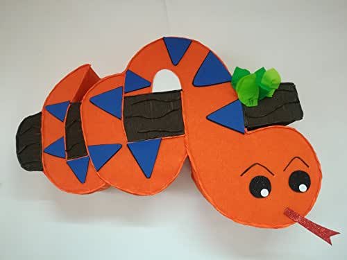 Amazon.com: Snake pinata, jungle birthday party, snake birthday party ...