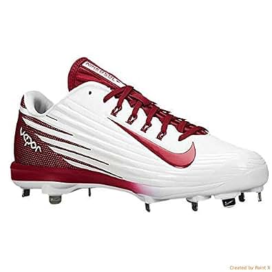 Amazon.com | Nike Lunar Vapor Pro Men's Baseball Metal Cleats, White ...