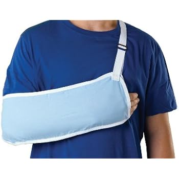 Amazon.com: Medline ORT11100L Standard Arm Slings, Large, 18.3" x 6.75 ...
