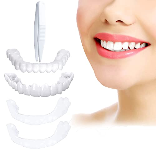 Fake Teeth, Instant Veneers for Temporary Tooth Repair Upper and Lower ...