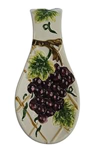 Amazon.com: GRAPE Spoonrest spoon rest counter top kitchen decor ...