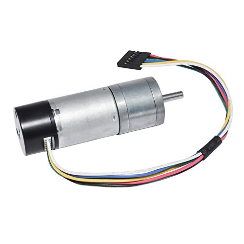 Encoder Metal Gearmotor 12V DC High Speed 600RPM Gear Motor with ...