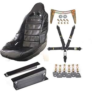 Amazon.com: JEGS 70250K15 Pro High Back II Race Seat Kit Includes ...