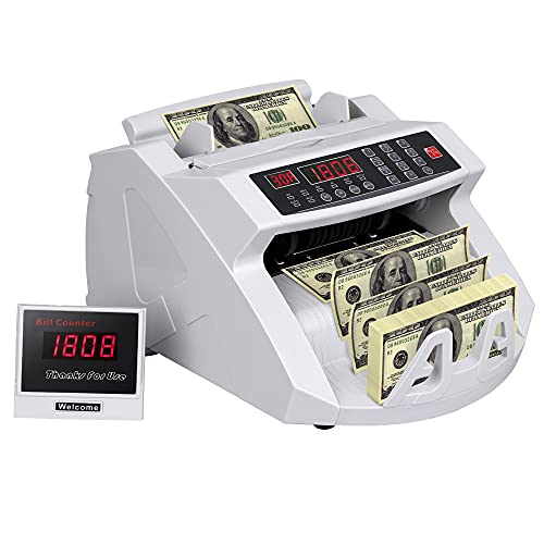 SUPER DEAL Automatic Money Bill Counter Detector Display Currency Cash ...