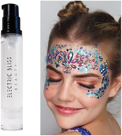 Electric Bliss Beauty 10 ML Quick Dry - Cosmetic Glitter Glue - - Face ...