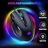 Redragon Wired Gaming Mouse, RGB Backlit Ergonomic Gamer Mouse Up to ...