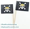 JBCD Pirate Luffy Straw Toothpick Flag One Piece Mini Small Pirate ...