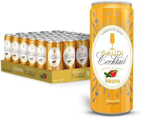 سعر Kinza Saudi Cocktail Apple Mint Sparkling Drink 30x 250ml فى ...