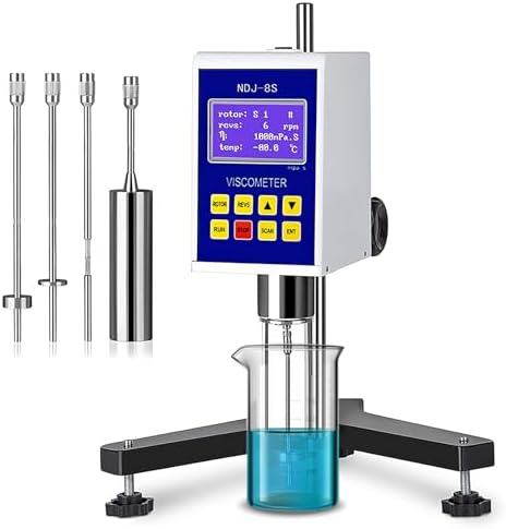 DRUXTO Rotary Viscometer with LED Digital display, Lab Viscometer with ...