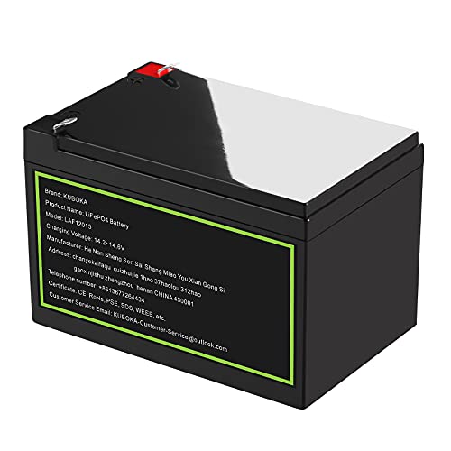 12 Volt Lithium Battery - LiFePO4 Battery | 12V 15Ah Lithium-ion ...