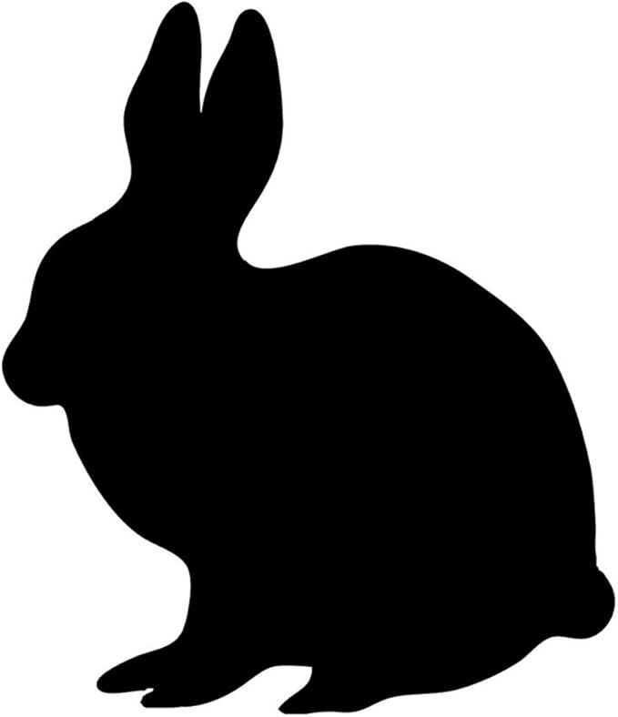 Amazon.com: Pack of 3 Rabbit Stencils Made from 4 Ply Mat Board 16x20x ...