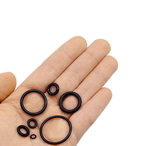 Katzco 62 Piece O-Ring Assortment Set - Heavy Duty Rubber Rings For ...
