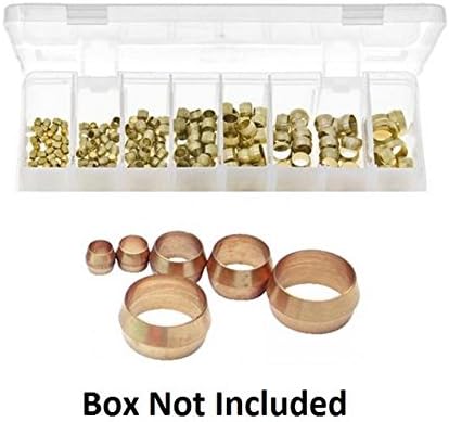 10 x 6mm Brass Olive Barrel Compression Fitting Copper Pipe Gas ...