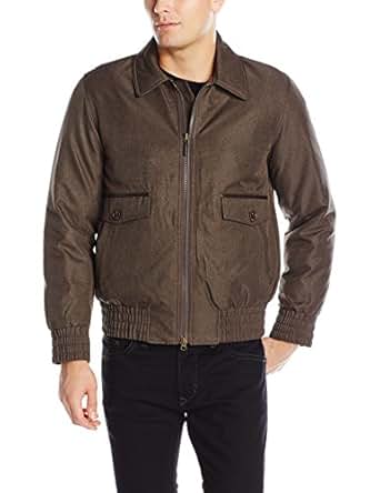 RFT by Rainforest Men's Cavalry Twill Aviator Bomber Jacket at Amazon ...