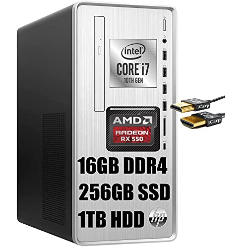 Mua HP Pavilion 2021 Flagship Tower Desktop 10th Gen Intel Octa-Core i7 ...