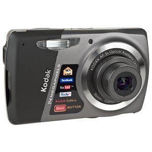 Amazon.com : Kodak EasyShare M531 14MP 3x/5x Zoom HD Camera Black ...