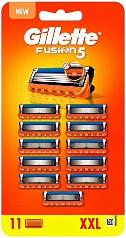 Gillette Fusion5 Razor Blades Men, Pack of 11 Razor Blade Refills with ...