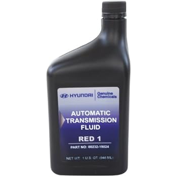 Amazon.com: Genuine Hyundai Fluid 00232-19024 Red Automatic ...