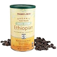 Amazon.com : Trader Joe's Organic Fair Trade Shade Grown Ethiopian Whole Bean Coffee : Coffee ...