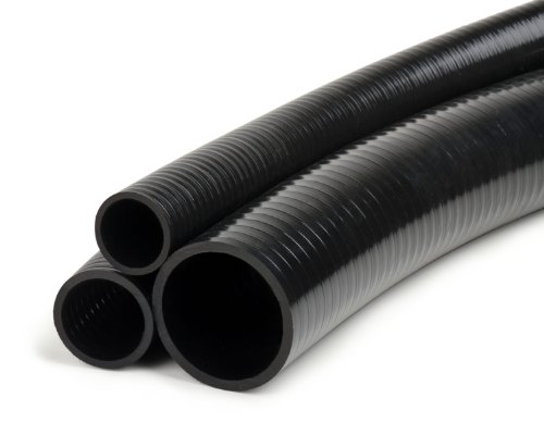 PVC Black Flex Pipe 1 1/2" x 50': Amazon.com: Industrial & Scientific