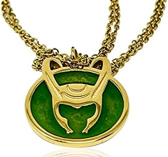 Marvel Disney+ Loki Helmet Symbol Necklace - A Tribute to the God of ...