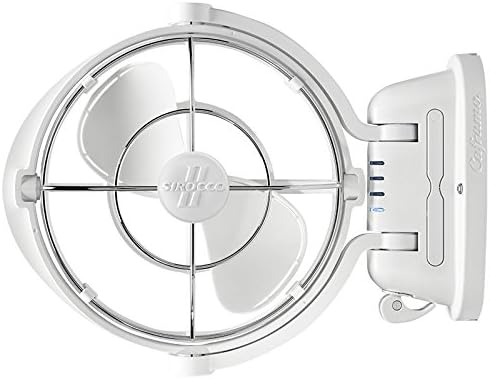 Seekr by Caframo 7010CAWBX Gimbal Fan, White, Small: Amazon.co.uk: Car ...