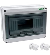 smseace Circuit Breaker Box Distribution Protection Box, ABS Plastic ...