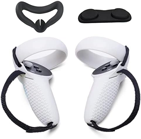 [2+1Pack] Grip Cover Compatible with Meta/Oculus Quest 2, Handle Sleeve ...