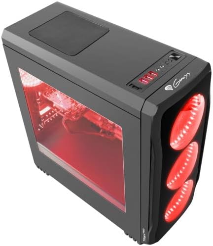 Natec Genesis Titan 750 Tower Black, Red – Computer Case (Tower, PC ...