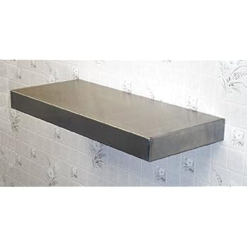 Amazon.com: Stainless Steel Floating Shelf Size: 18": Home & Kitchen