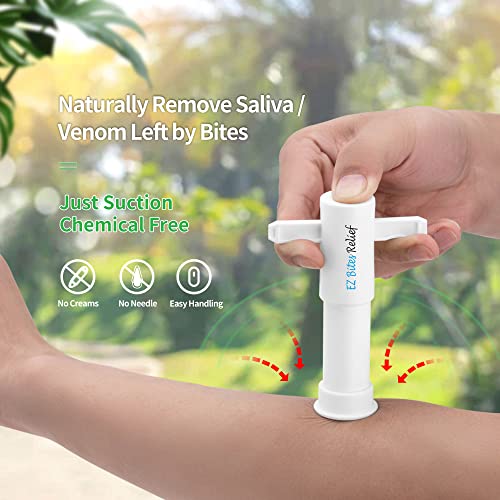 Memine EZ Bites Relief Suction Tool, 3 Packs, Vacuum Venom Extractor ...