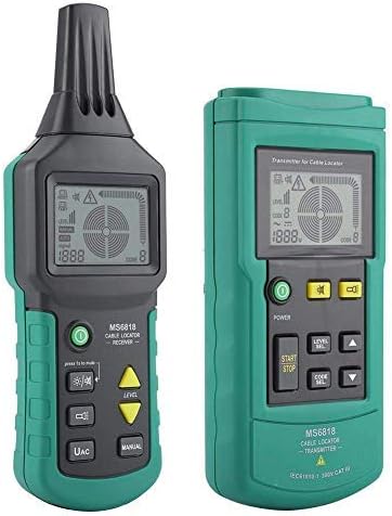 MS6818 12V-400V AC/DC Wire Cable Locator Metal Pipe Tester Line Tracker ...